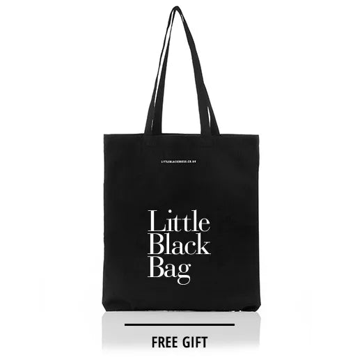 Free tote bag with every order from the LBD Collection