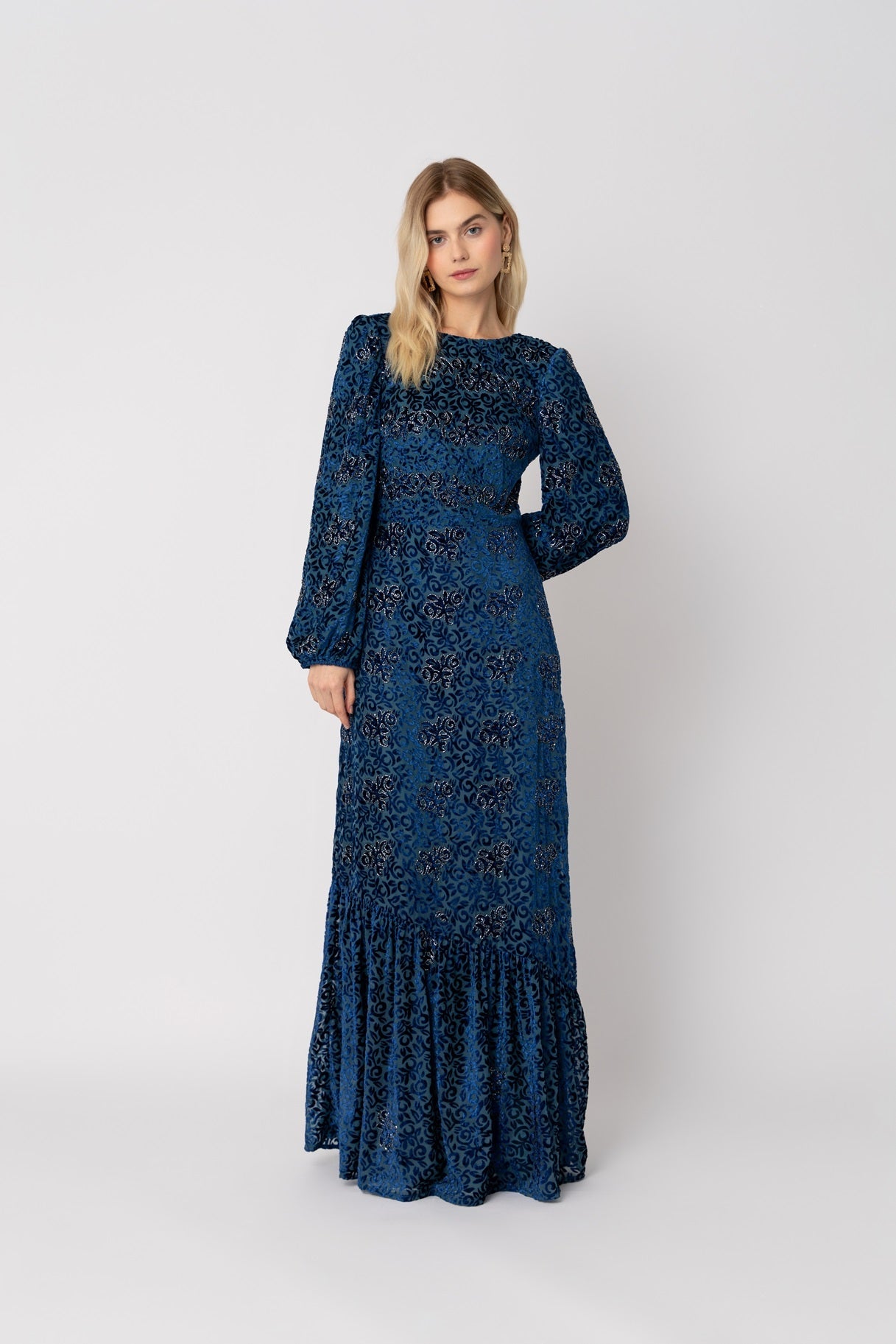 Raishma Couture Blue Livia Gown